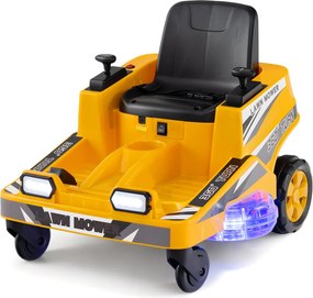 Costway 12 V sekačka na trávu s dvojitými ovládacími pákami a LED světly