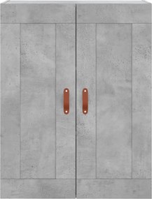 Skříň highboard betonově šedá 69,5x34x180 cm kompozitní dřevo 3200045