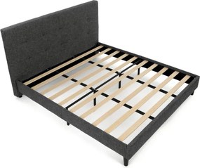 Manželská postel šedá 180x200 cm BED-M180 GREY2