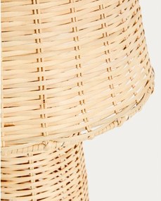 Ratanová stolní lampa v přírodní barvě (výška 65 cm) Neuda – Kave Home