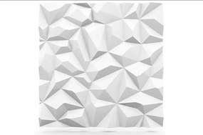 Polystyrénový 3D obkladový panel Diamant bílý
