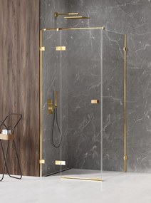 New Trendy Avexa Gold Shine sprchový kout 80x80 cm čtvercový EXK-1646