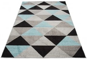 Kusový koberec LAZUR C945M šedý modrý Rozměr: 80x150 cm
