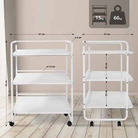 Kosmetický vozík PL902 – bílá