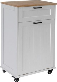 XXXLutz SERVÍROVACÍ VOZÍK, bílá, 52/89/35 cm MID.YOU - Barové vozíky - 001713014501