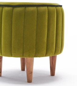 Atelier del Sofa Taburet Lindy Puf - Green, Zelená