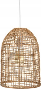 Závěsná stropní ratanová lampa do obývacího pokoje Boho