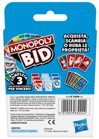 Hasbro Karetní hra Monopoly Bid – větší bere