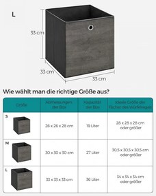 Set stohovatelných boxů RFB133G01 (6 ks)