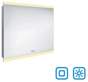 Nimco LED zrcadlo 900x700 se dvěma dotykovými senzory - ZP 12019VX
