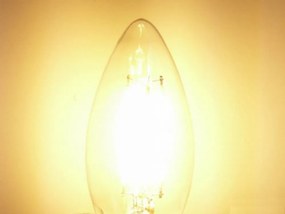 T-LED LED žárovka svíčka Filament 4W E14 stmívatelná 03340