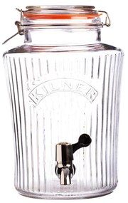 Kilner Clip Top Vintage skleněný soudek s kohoutkem, 5 l, 0025.407