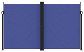 Zatahovací boční markýza modrá 200 x 1 000 cm,  4004761