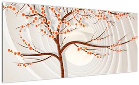 Moderní obraz stromu (100x40cm)