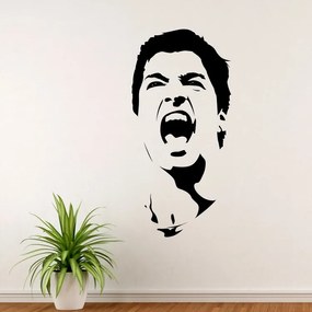 Suárez Díaz fotbalista - vinylová samolepka na zeď 100x48cm