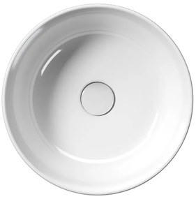 GSI KUBE X keramické umyvadlo na desku průměr 40 cm bílá ExtraGlaze 942611