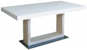 Pevný jídelní stůl NIKA - dýha Varianta: 90 x 140 cm, podnožní plát lamino,  (na výběr více variant)