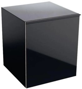 Geberit Acanto - Boční skříňka 450x520 mm se zásuvkou, černá 500.618.16.1