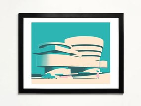 Patrik Antczak | Guggenheim | Časově limitovaná edice Rám: Bez rámu, Velikost: 30 x 40 cm