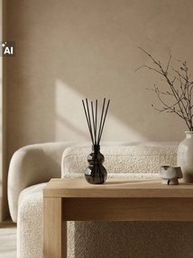 Sinsay - Vonný difuzér s tyčinkami Velvet Suit - černá