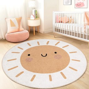 Pratelný dětský koberec ø100 cm Sunny World – Mila Home