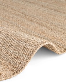 Hanse Home, Kusový koberec Jaipur 105974 Natur/Gold kruh, 200x200 (průměr) kruh, béžová, chodba / předsíň