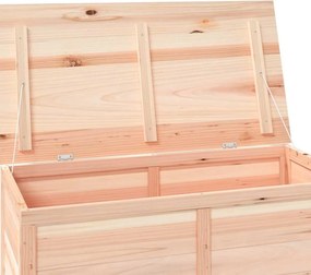 Zahradní box na podušky 100 x 50 x 56 cm masivní jedlové dřevo 152166