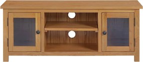 TV stolek 110 x 35 x 44 cm masivní dubové dřevo 327435