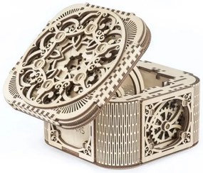 Ugears - 3D dřevěné mechanické puzzle Šperkovnice