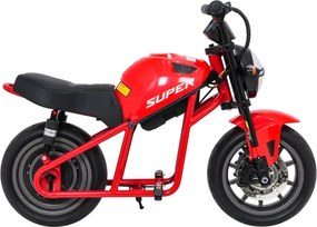 Elektrická motorka SUPERMOTO červená