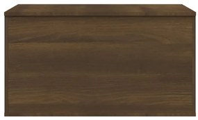 Úložná truhla hnědý dub 84 x 42 x 46 cm kompozitní dřevo - Default Title
