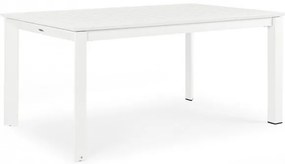BIZZOTTO rozkládací zahradní stůl KONNOR 160/240x100 cm bílý 0662276