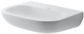 Duravit D-Code - Umývátko 450x360 mm, bez otvoru pro baterii, alpská bílá 07074500702