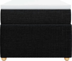 Box spring postel s matrací černá 80 x 200 cm textil 3285527