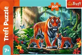 TREFL Puzzle Tygří zvyky / 200 dílků / od 7 let