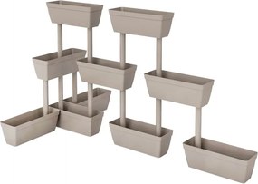 Zahradní truhlíky 6 ks 100 cm taupe 151825
