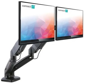 CONNECT IT CMF-3207-BK - Univerzální držák na 2 monitory 13-27” černá