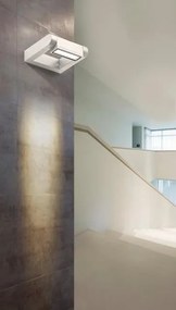 AZZ AZ2133 LED Venkovní nástěnné svítidlo Azzardo Frame wall bright grey AZ2133 8W 800lm 3000K IP54 18,5cm světle šedé - AZZARDO