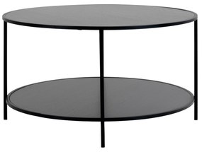 Nordic Experience Černý oválný konferenční stolek Energy 60x45 cm