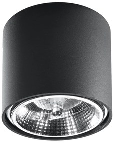Sollux Lighting Stropní svítidlo TIUBE Černá