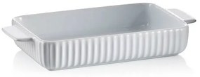 Kela Keramická zapékací mísa Maila, 33,5 x 16 x 6 cm, bílá
