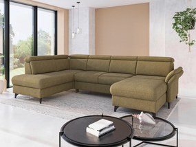 XXXLutz SEDACÍ SOUPRAVA, textil, olivově zelená Sit & More - Sedací soupravy - 00014402587N