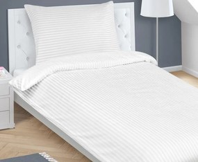 Bellatex Povlečení bavlněné s hotelovou kapsou Bílá 140x200 cm, 70x90 cm