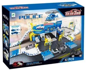 Alltoys Policejní stanice, hrací set 62 ks