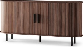 Komoda Gliss 160 cm ořech tmavý