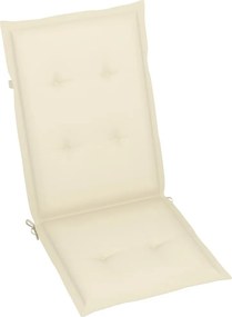 Zahradní polohovací židle s poduškami 4 ks masivní akácie 3065379