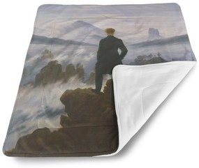 Sablio Deka pro miminko Poutník nad mořem mlhy - Caspar David Friedrich - 90x120 cm