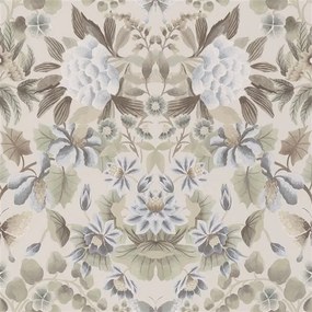 Květovaná tapeta IKEBANA DAMASK Designers Guild Odstín Tapety: Beige PDG1156/02