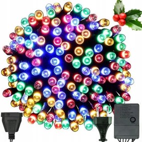 Kouzelný vánoční řetěz 300 LED barevný