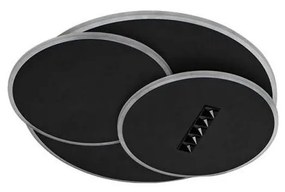 NEDES LED Stmívatelné stropní svítidlo LED/90W/230V 3000-6500K černá +dálkové ovládání TA1322/B